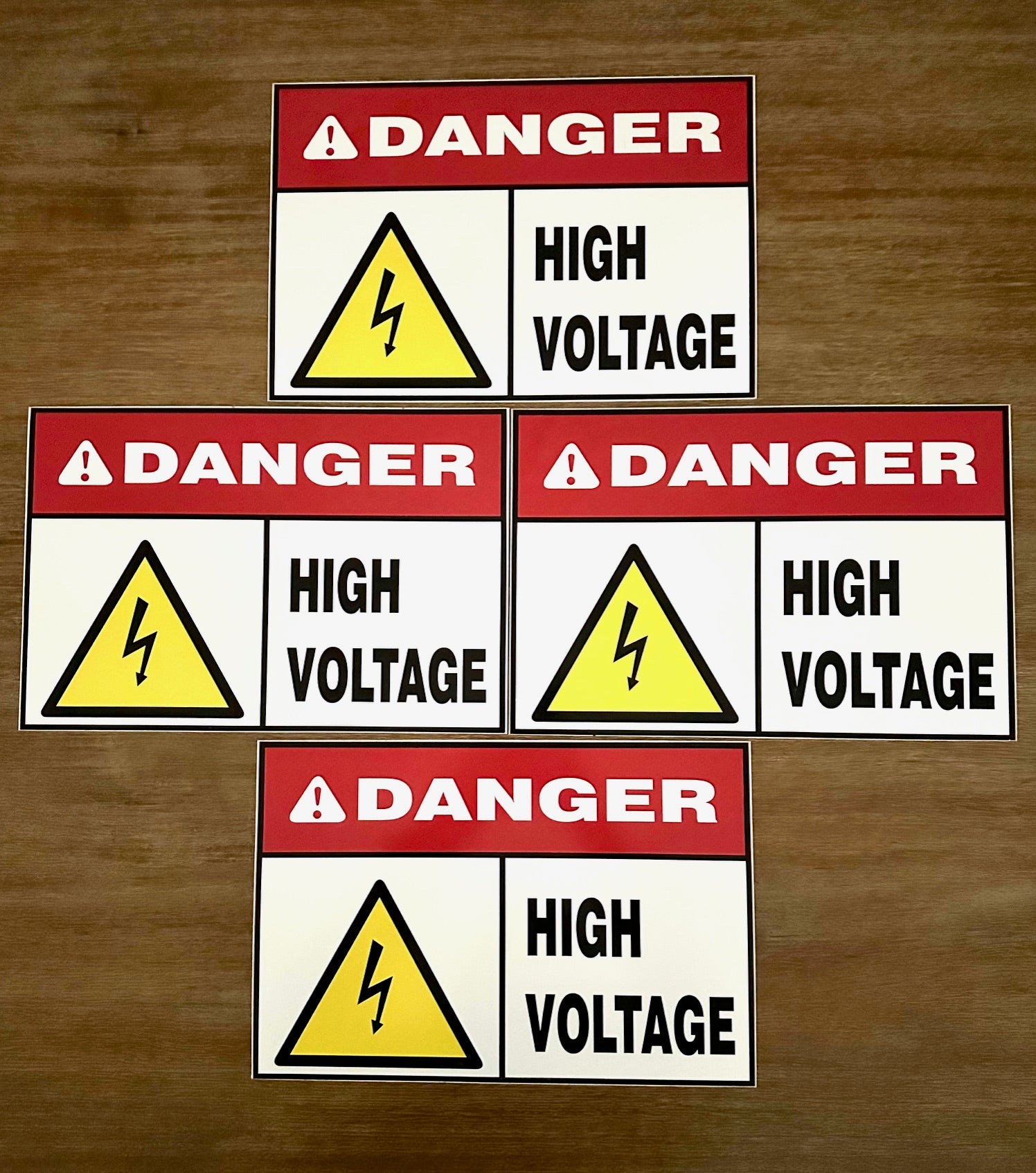 Danger High Voltage Signs