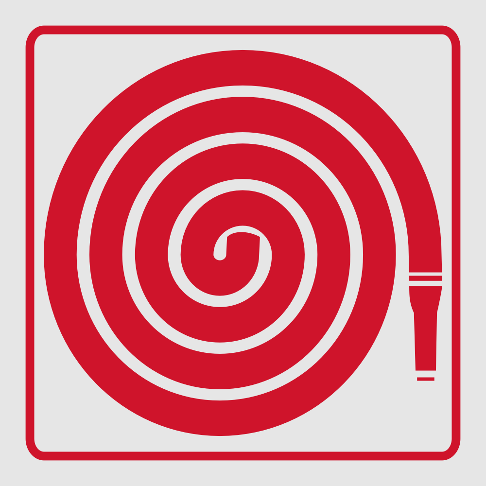 Hose Reel reflective safety sign (FB03REF) | Safety Sign Online
