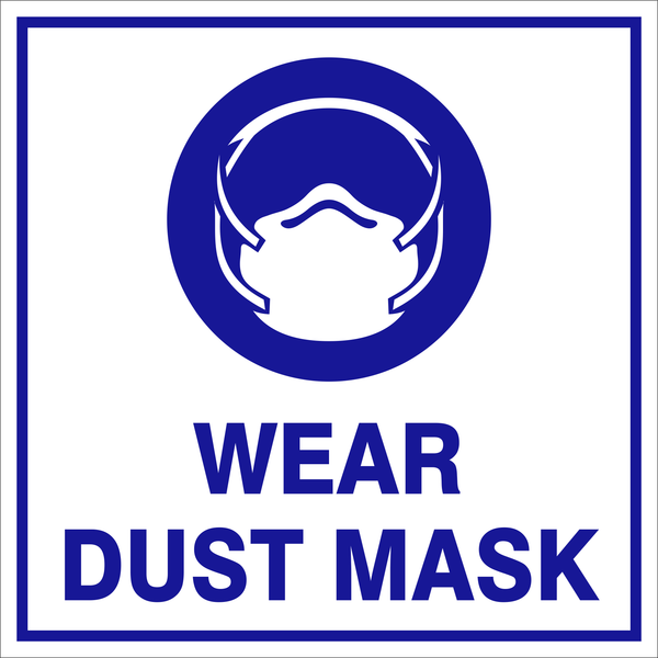 Wear dust mask safety sign (M9) | Safety Sign Online