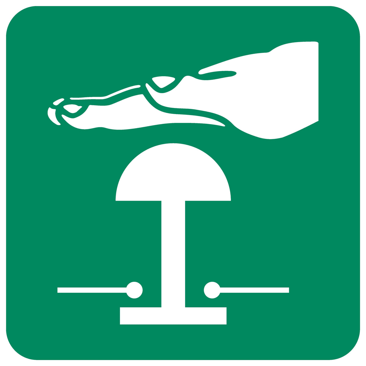 Emergency Stop SABS safety sign (GA29) | Safety Sign Online