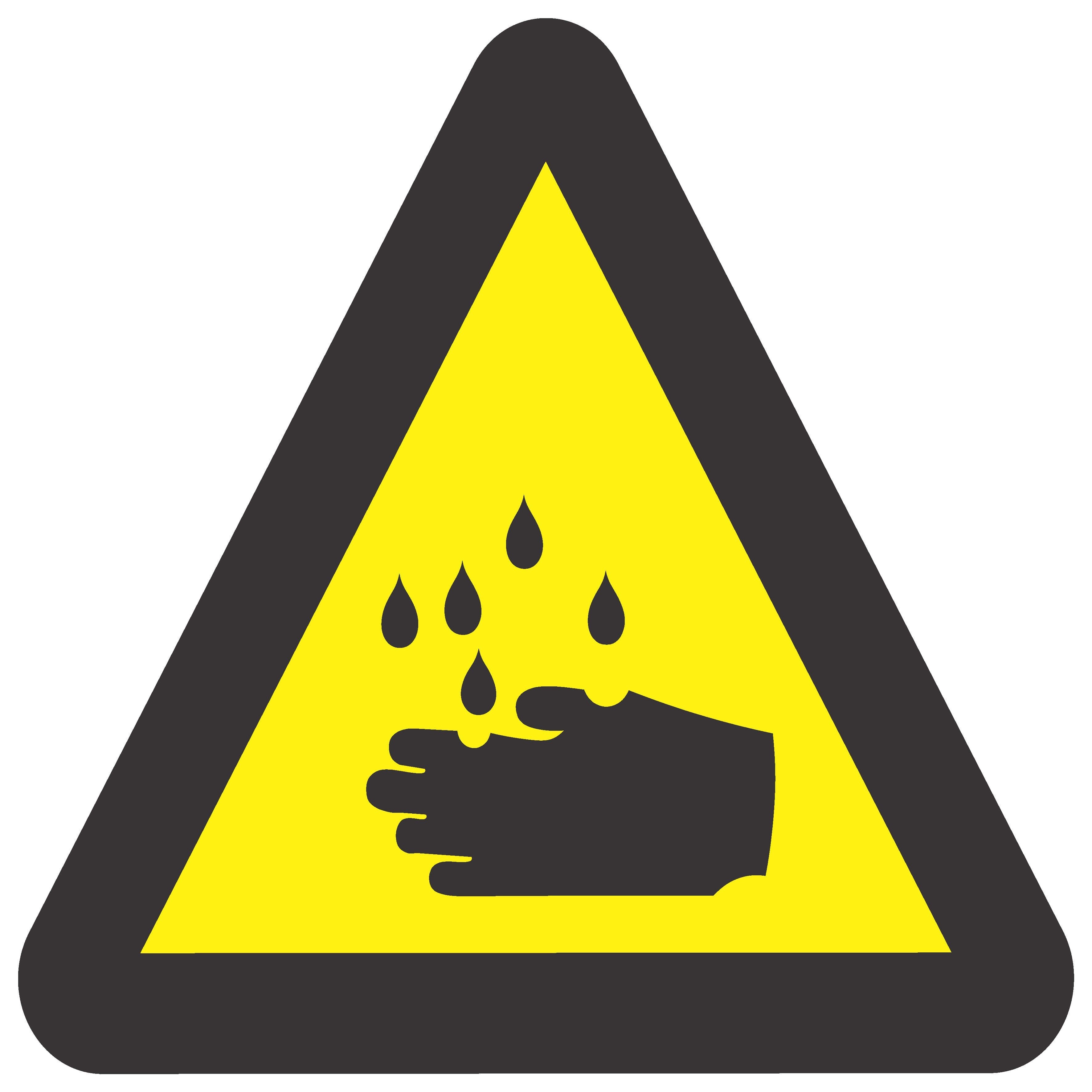 Corrosive Hazard Symbol