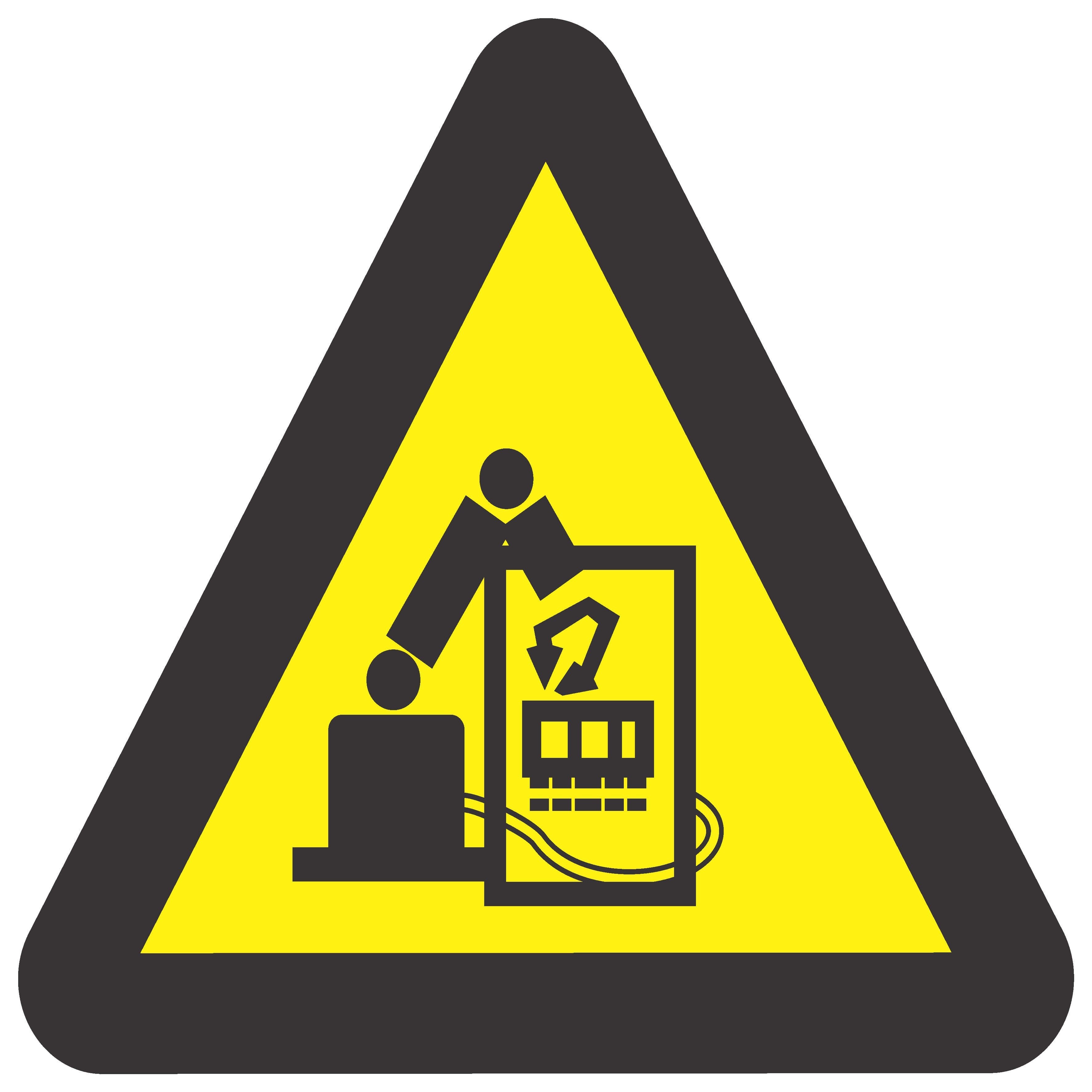 Beware Of Robot – SABS safety sign (WW34) | Safety Sign Online