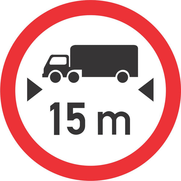 Length Limit road sign (R205) | Safety Sign Online