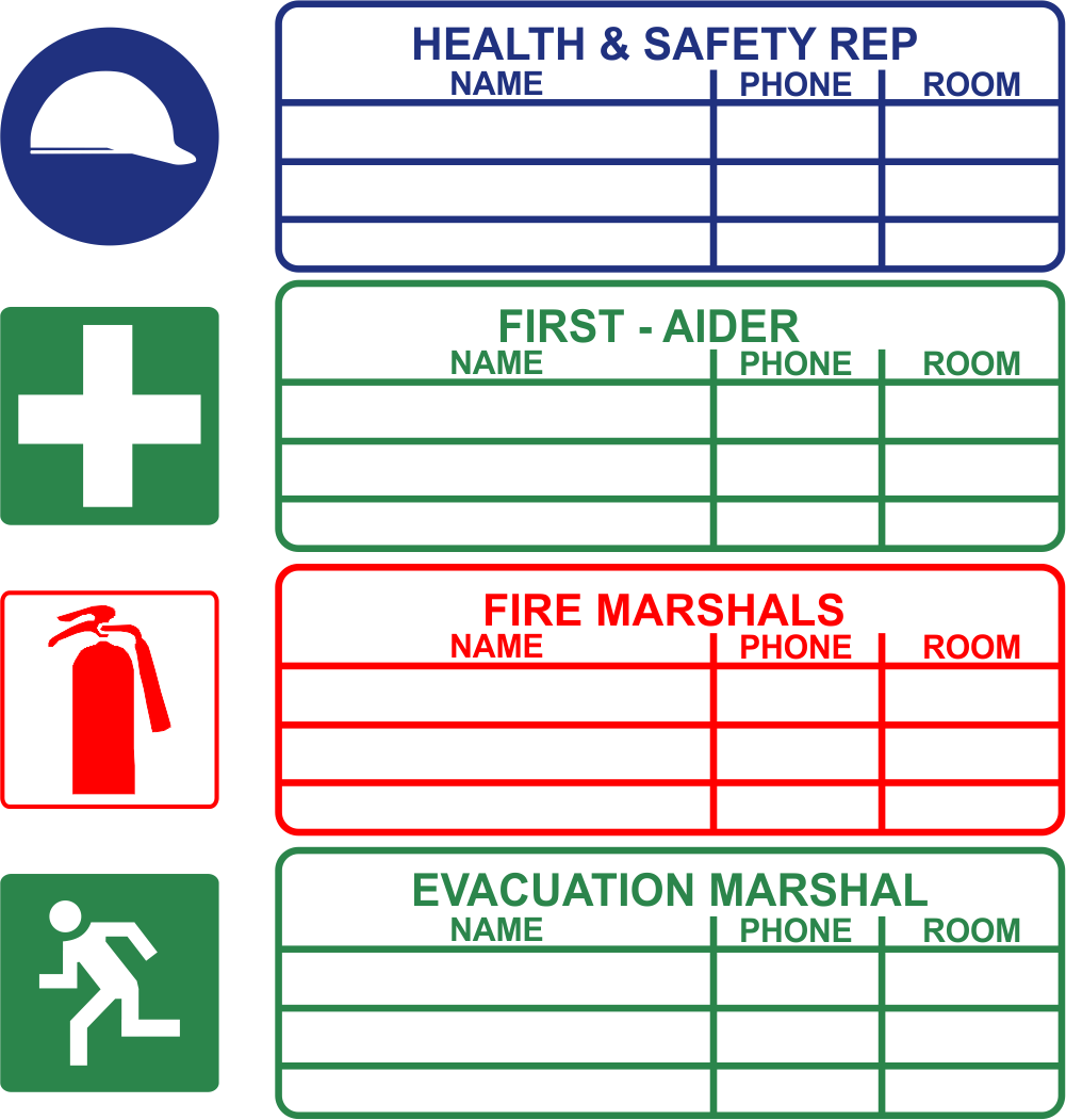 Health and Safety Representative Safety Sign| Safety Sign Online