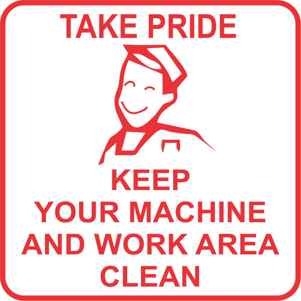 Keep Your Area Clean Signs Wipe And Clean Your Area Safety Sign