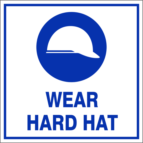 Wear Hard hat safety sign (M13) | Safety Sign Online