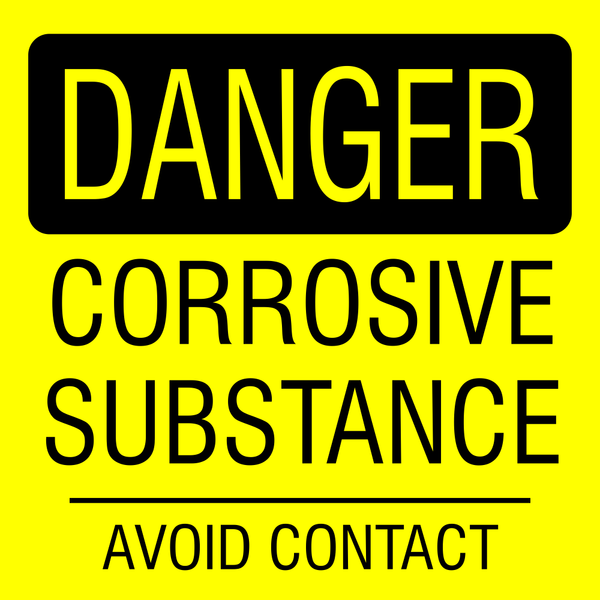 Corrosive Substance Sign