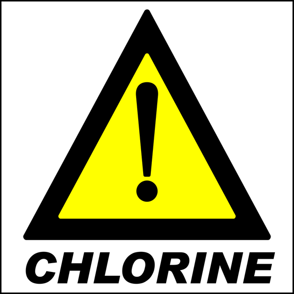 Chlorine safety sign (HW24) | Safety Sign Online